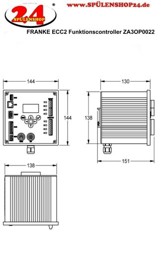 KWC ECC2 Funktionscontroller ZA3OP0022 | Spülenshop24