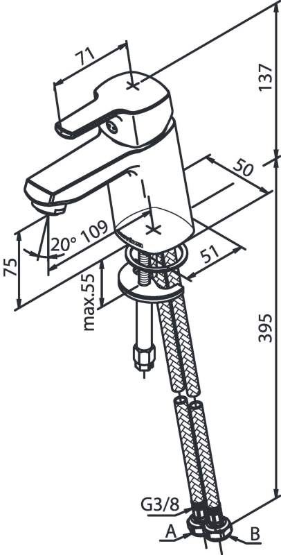 DAMIXA Pine Small Chrom online kaufen | Spülenshop24