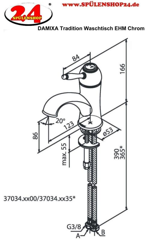 DAMIXA Tradition Chrom online kaufen | Spülenshop24
