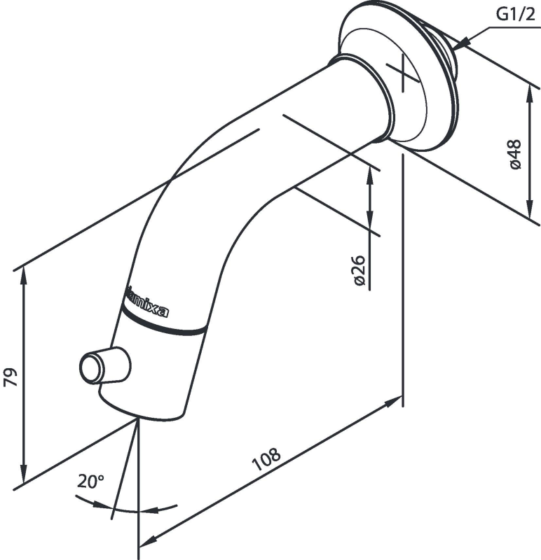 DAMIXA SKY Wandventil Messing online kaufen | Spülenshop24