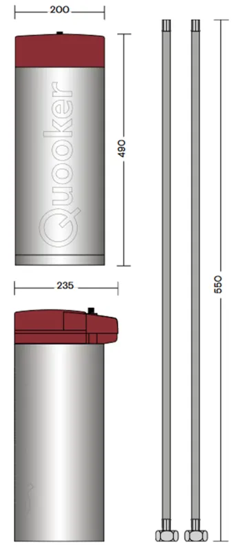 QUOOKER COMBI EQ B 7 Liter Reservoir | Spülenshop24