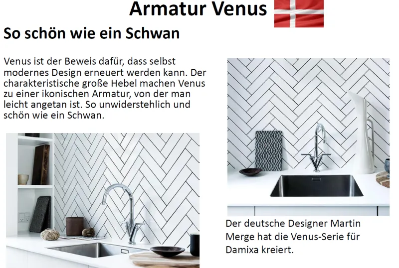 DAMIXA Venus C-Auslauf Chrom online kaufen | Spülenshop24